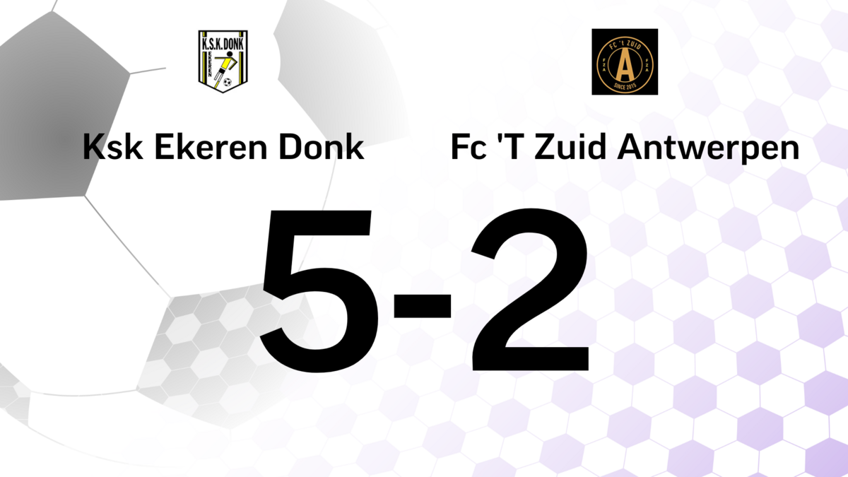 Weergaloze Janssen leidt Ekeren Donk B langs FC 'T Zuid Antwerpen | GVA